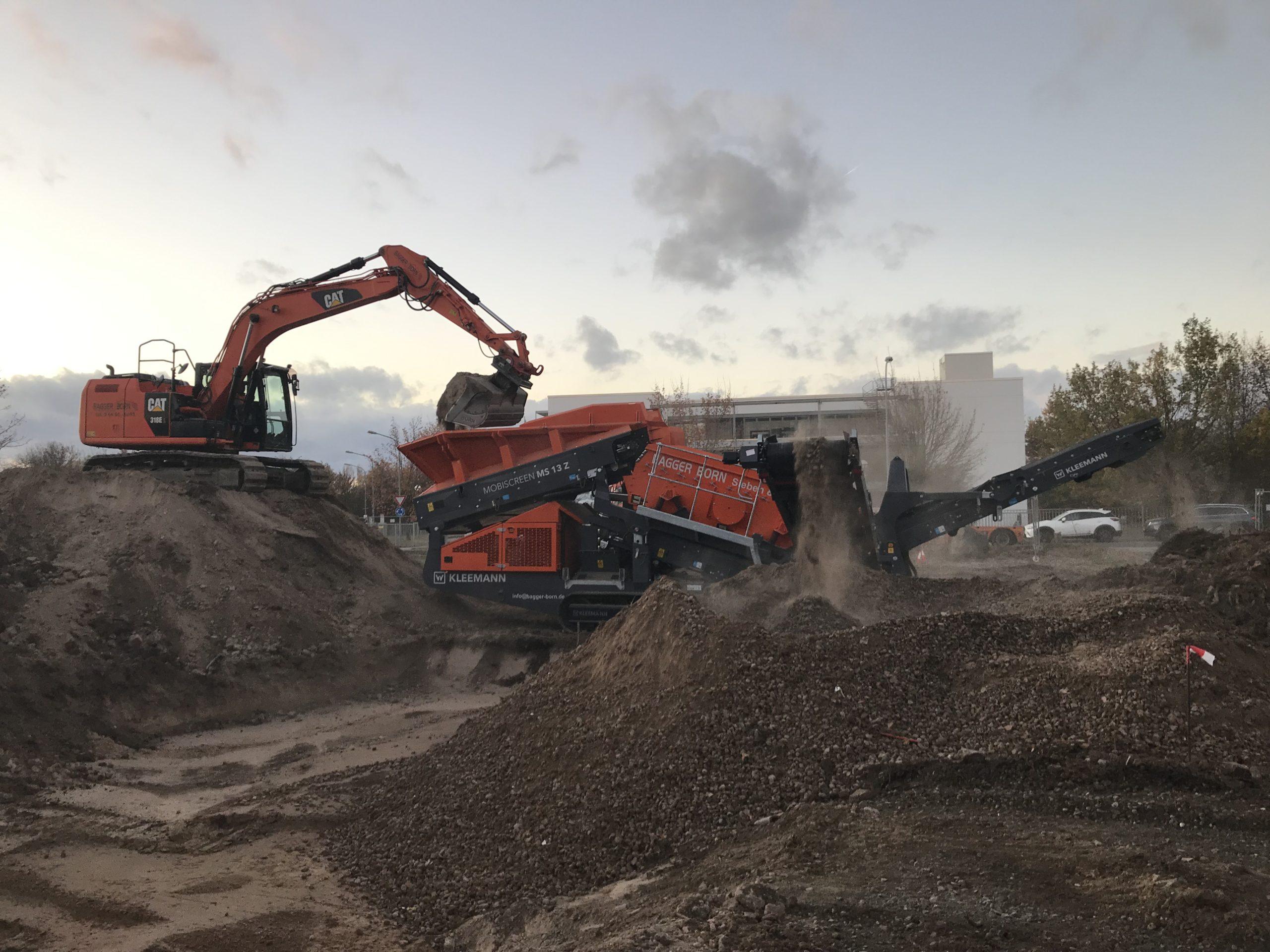 Mobile Aufbereitung — Bagger Born GmbH